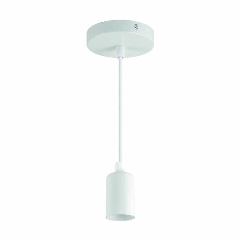 Loftlampe | Pendel | Hvid | 100cm ledning | PlusLED