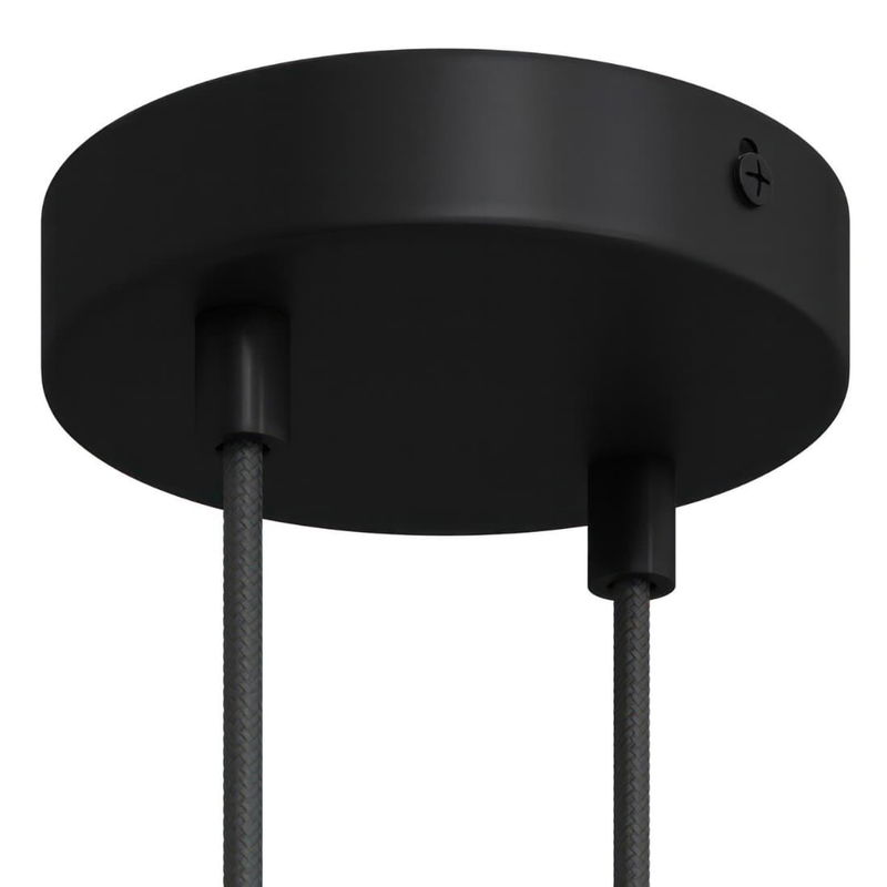 Baldakin Til 2 Lamper | Roset Loft | Sort | PlusLED