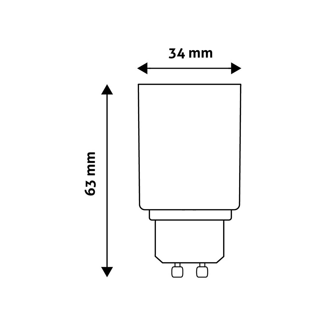 Fatningsadapter | GU10 til E27 | Omformer | PlusLED