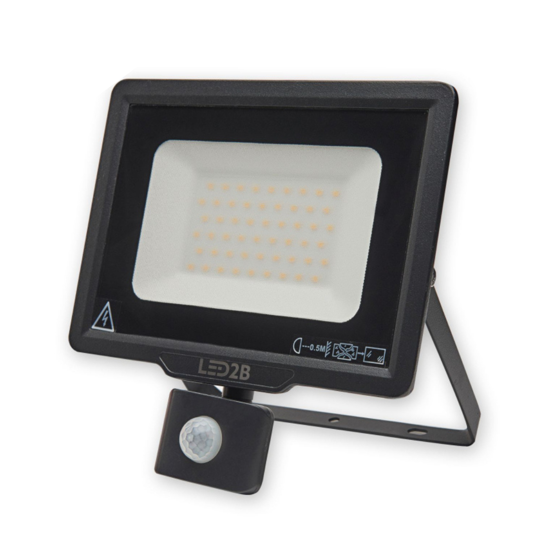 LED Projektør med Sensor | 50W | 6500K | MHC | IP44