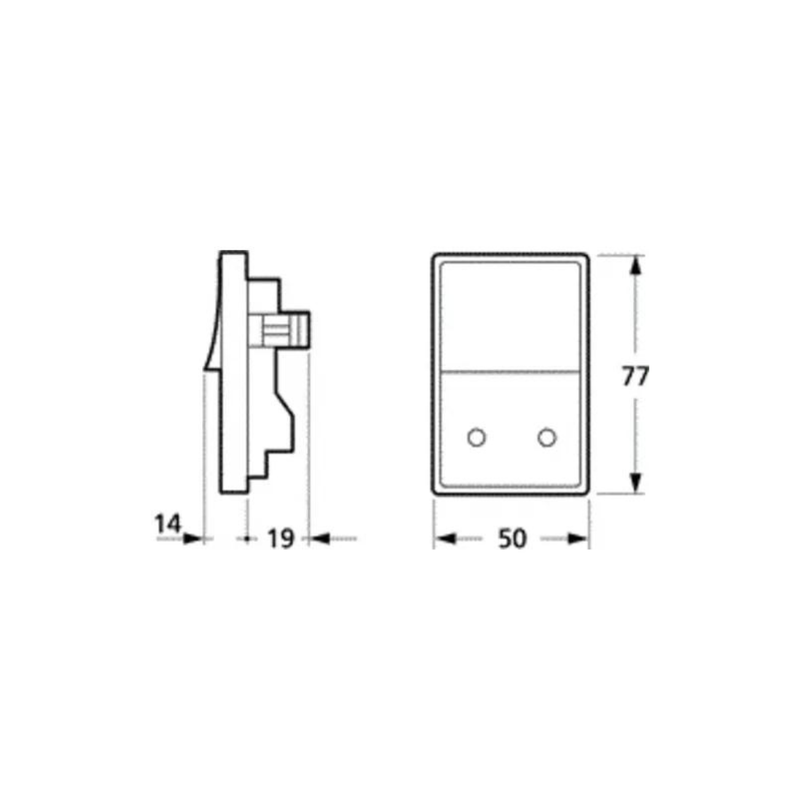 Fuga Socket U/J Dubbel med strömbrytare 1,5M | Vit