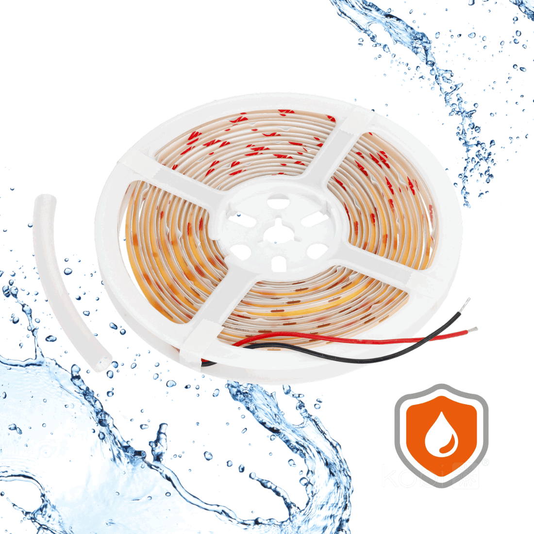 COB Outdoor LED Strip | 12V | 3000K | Dimbaar