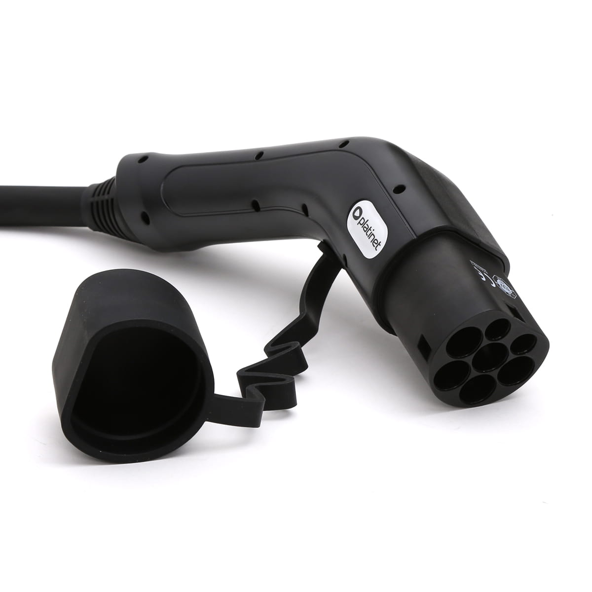 Laddkabel Elbil | 5m | 11kW | Typ 2 laddkabel | Svart | PlusLED