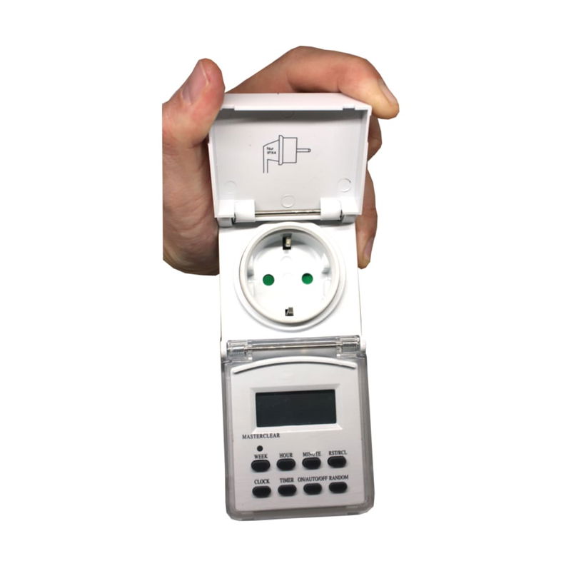 Digital timer / tänd släck klocka IP44