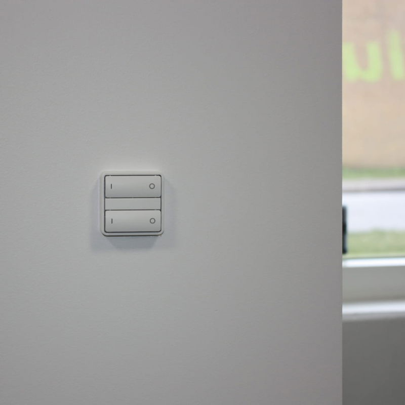 Zigbee Switch | Kontakt till LK Fuga | Hue kompatibel | Vit