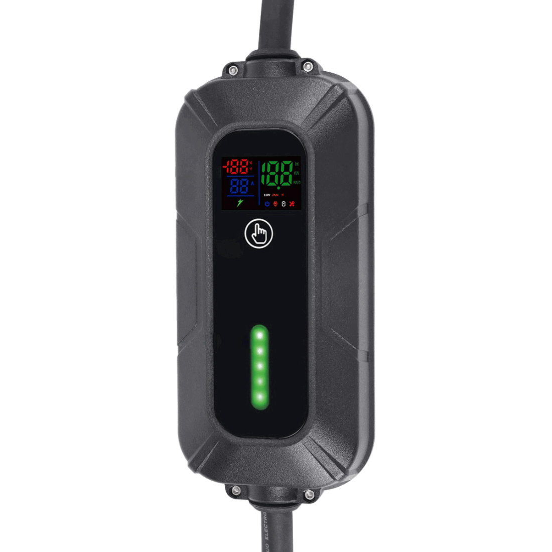 Elbil lader | 5m | 11KW | Type 2 | inkl. Schuko adapter