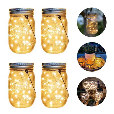 Solcelle Lanterner | Trådløs | Timer | LED Lys | Havelampe