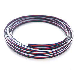 RGBW Kabel | 5m | Kabel för LED List / Strip | 12-24V | PlusLED