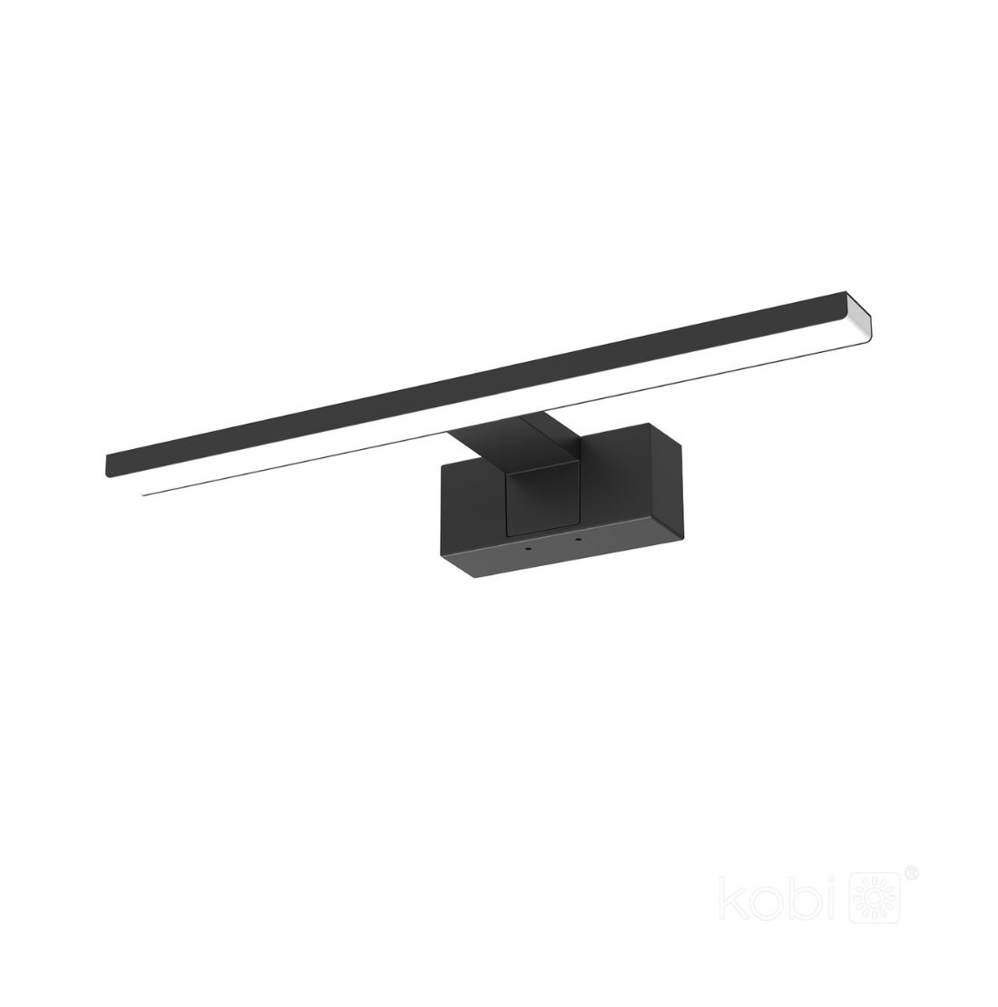 LED spejlarmatur | 40 cm | 8W | Sort