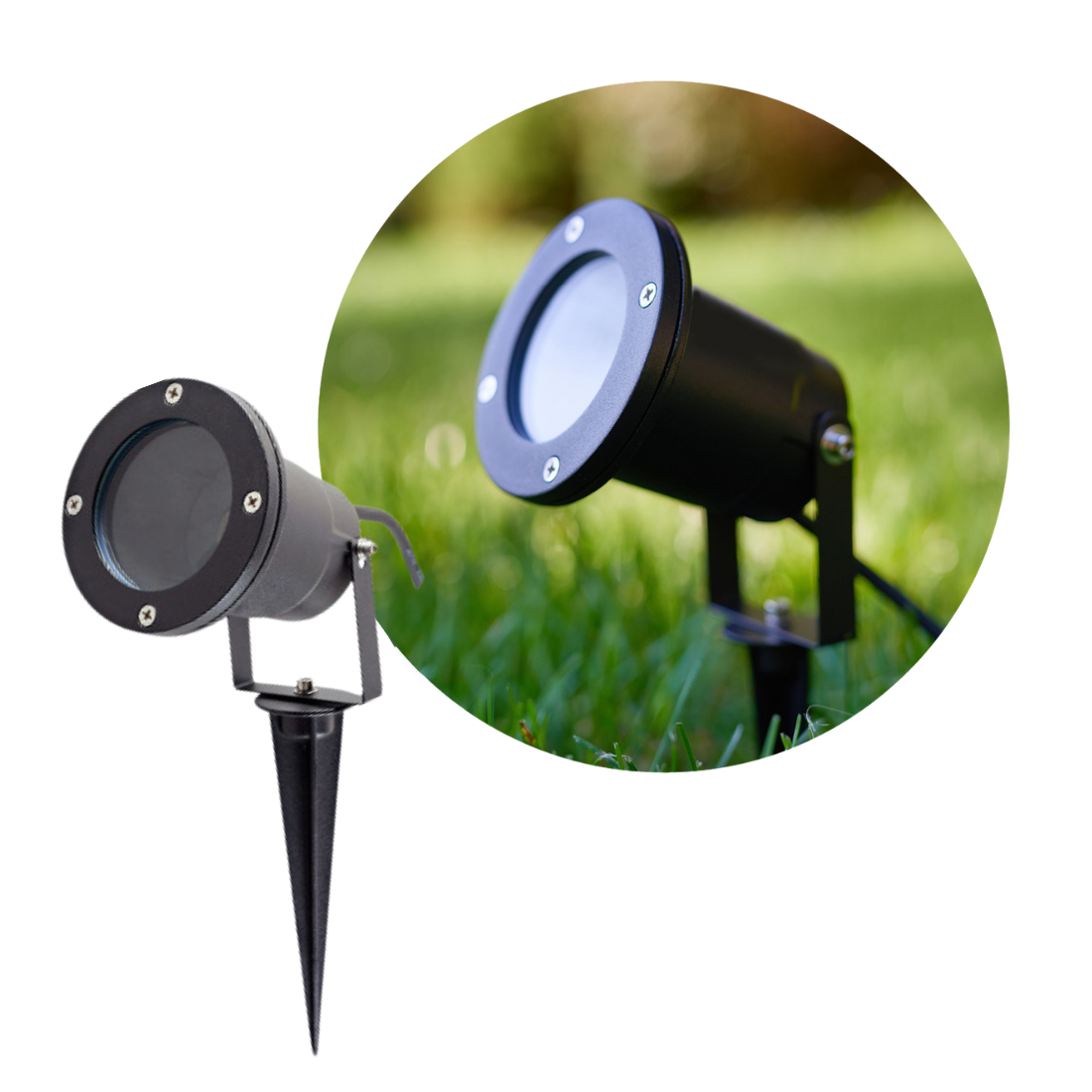 Tuinspot | Zwarte Bedlamp | Buiten | Gu10 | IP65