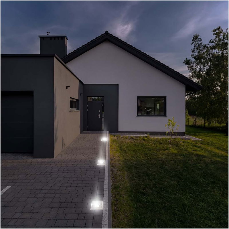 Markbelysning|Spotlight utomhus |GU10|Rostfritt stål