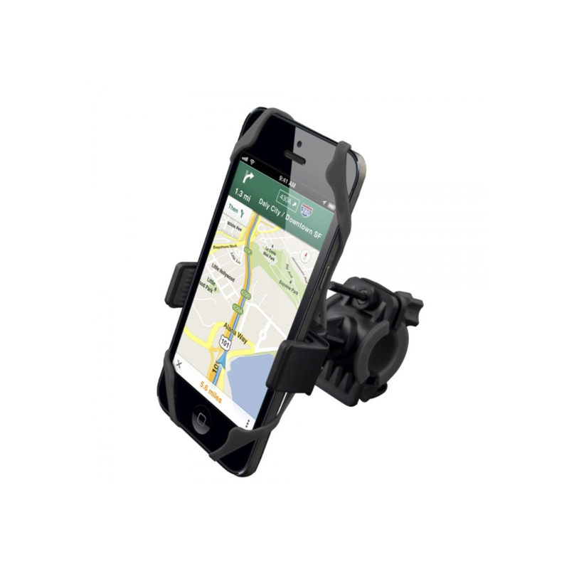 Telefonholder til cykel | 360° Rotation | Elastikbånd