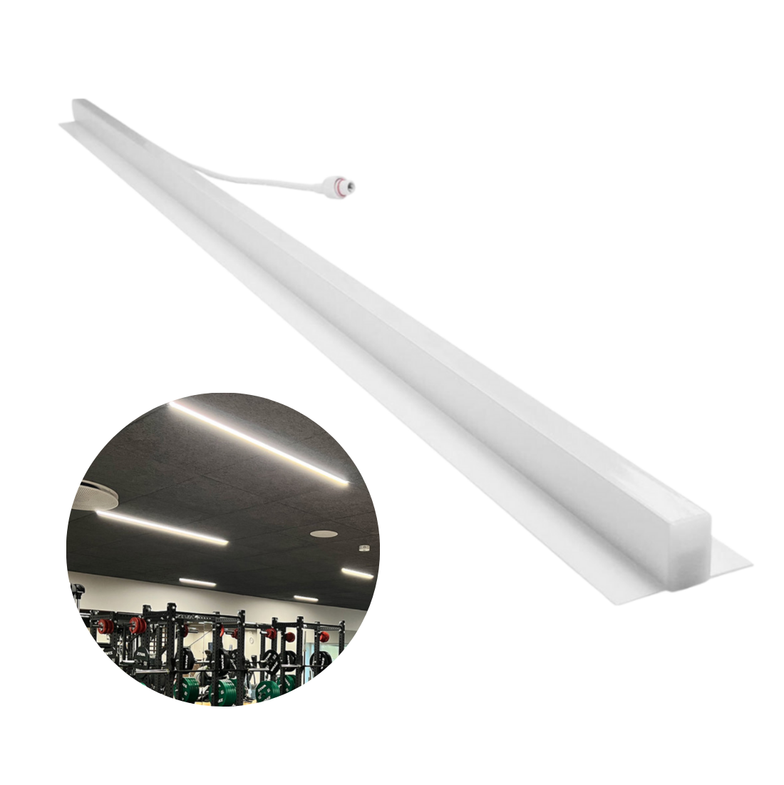 Troldtekt LED Lichtleiste | 120 cm | 4000 K