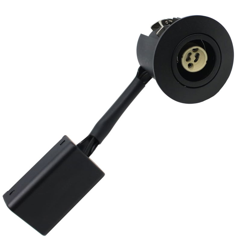 Indbygningsspot | 230V Gu10 Spot | Sort | Isolering