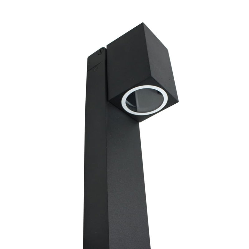 Buitenbedlamp | Tuinlamp LED | Zwart Vierkant | 1xGu10