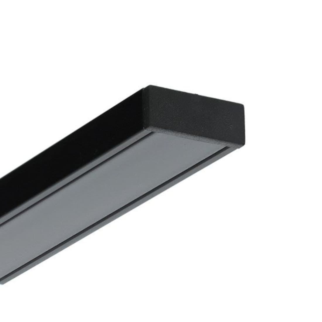 LED Rail 2m | 23x9 | LED Profiel voor Opbouw | Zwart