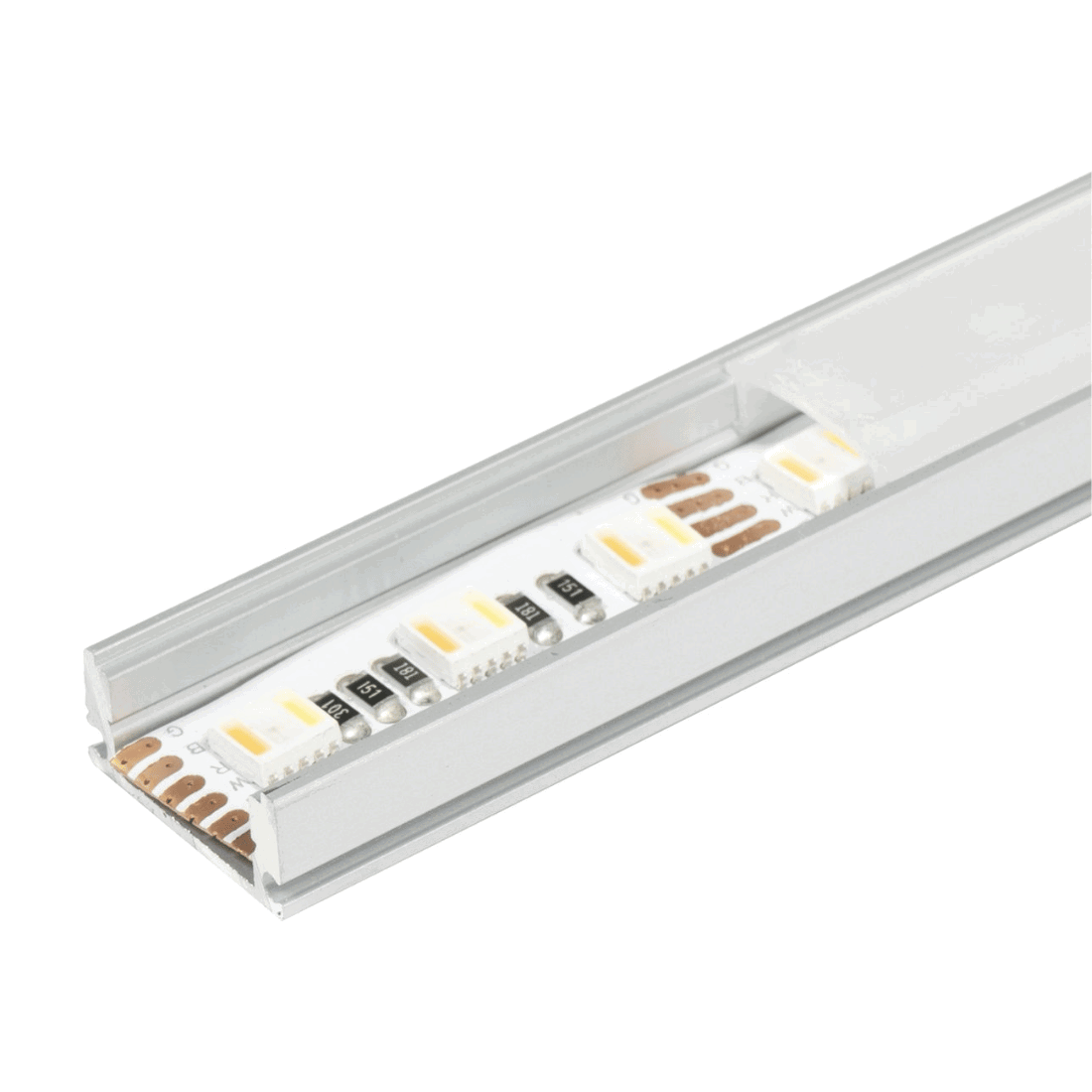 80 cm | Alu Profil | LED Lys til Trappetrin | 15 stk.