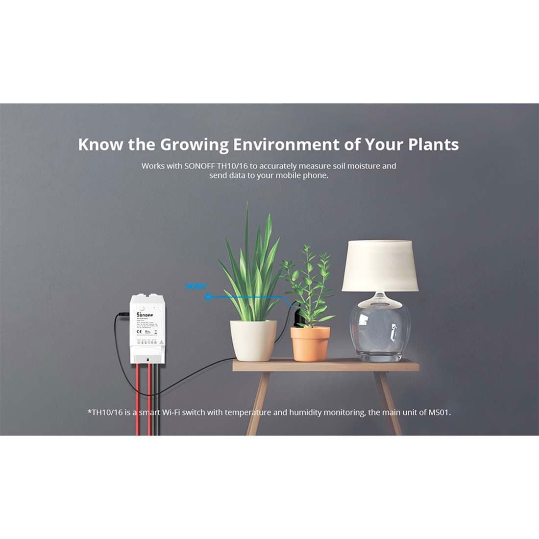 Sonoff jord- och fuktsensor | MS01 | Smart hem