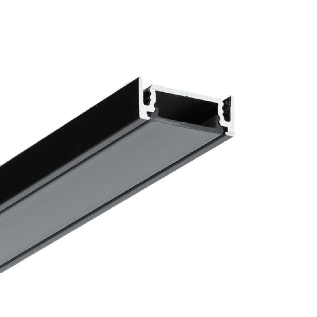 LED Rail 2m | 23x9 | LED Profiel voor Opbouw | Zwart