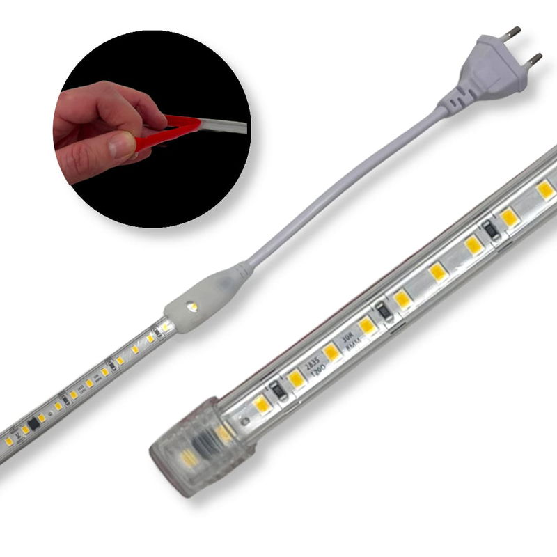 230V LED STRIP CUT10 2835 | 9W/M | 4500K