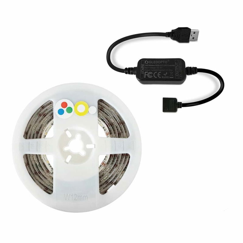 Tuya Wifi | USB LED Strip | LED Strip Licht | RGB+CCT | 2 meter