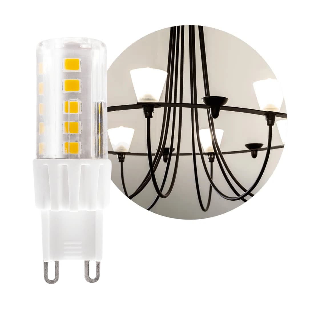 G9 Lamp 4W LED | 380lm | 3000K | Speldlamp | PlusLED