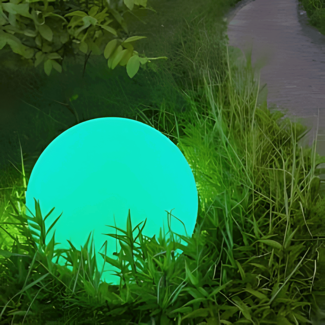 Udendørs Kuglelampe | RGB | Solcellelampe | Ø20cm